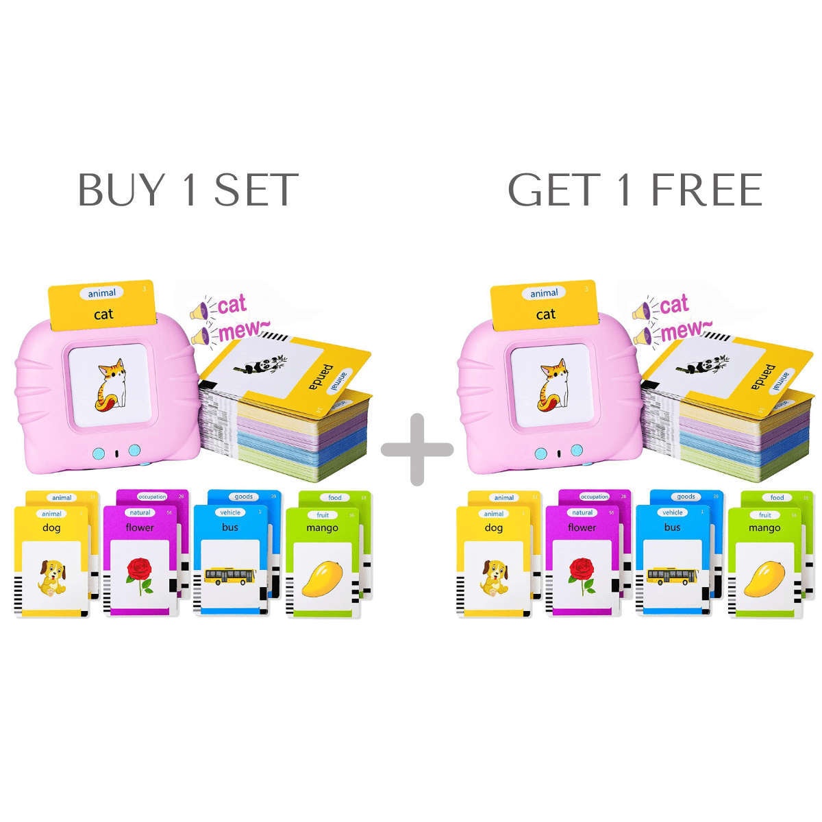 Educational Talking Flash Cards - 🎉 BUY 1 SET GET 1 FREE – Skaldo & Malin