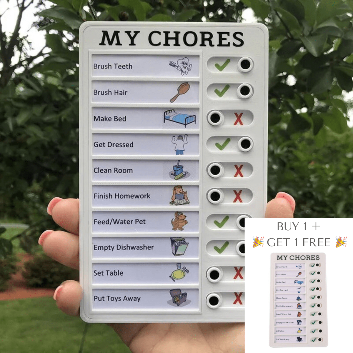 Kiddo Daily Chore Checklist Set – Skaldo & Malin