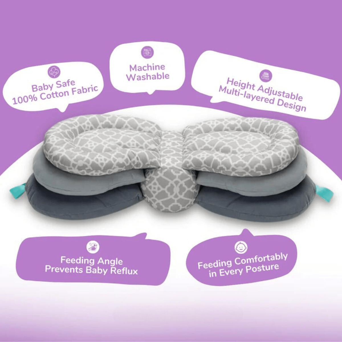 Multifunction Butterfly Nursing Pillow – Skaldo & Malin