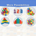 Educational Rainbow Stacking Blocks Set – Skaldo & Malin