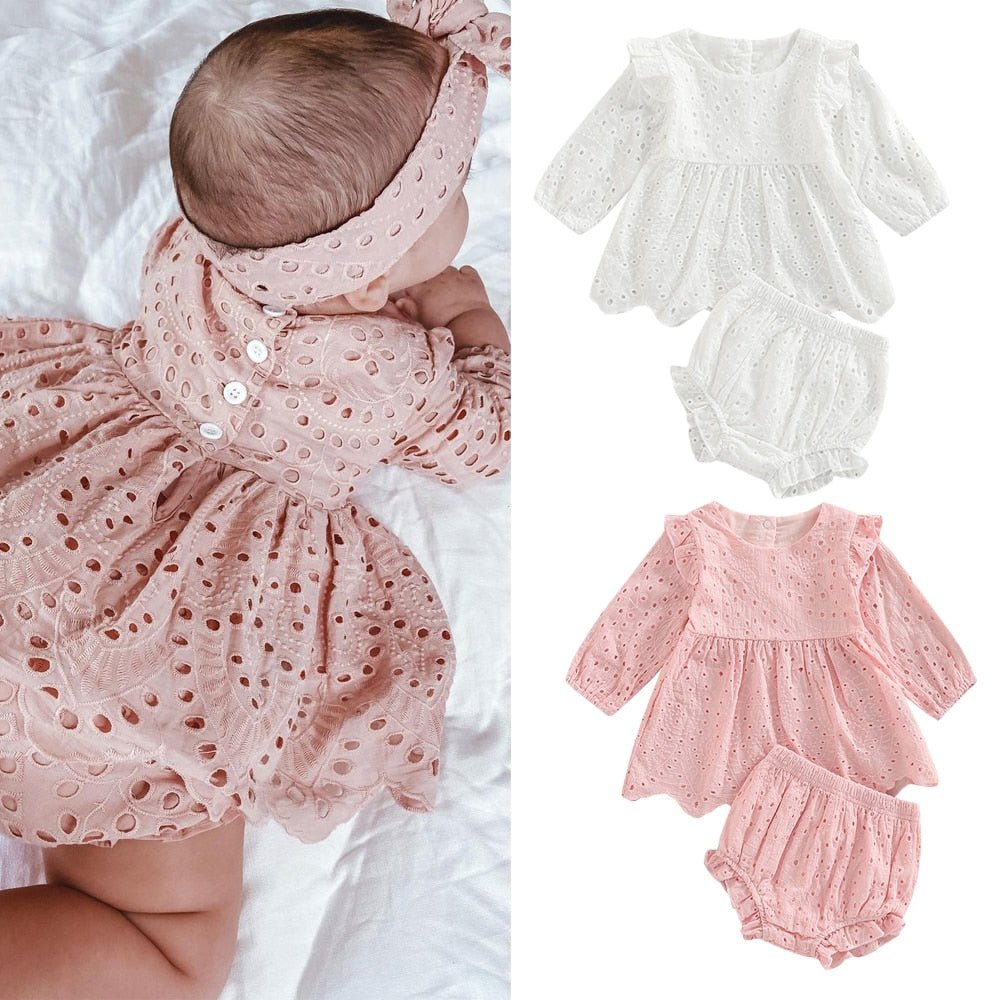 Elise Baby Ruffles Dress Set 0-24 Months – Skaldo & Malin