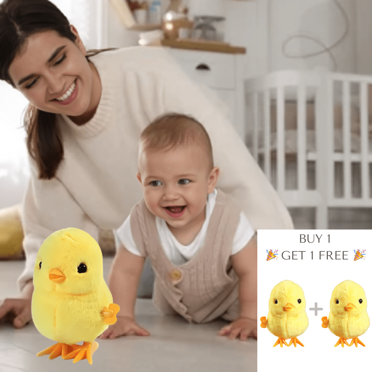 Plush Jumping Chick Toy - 🎉 BUY 1 GET 1 FREE – Skaldo & Malin